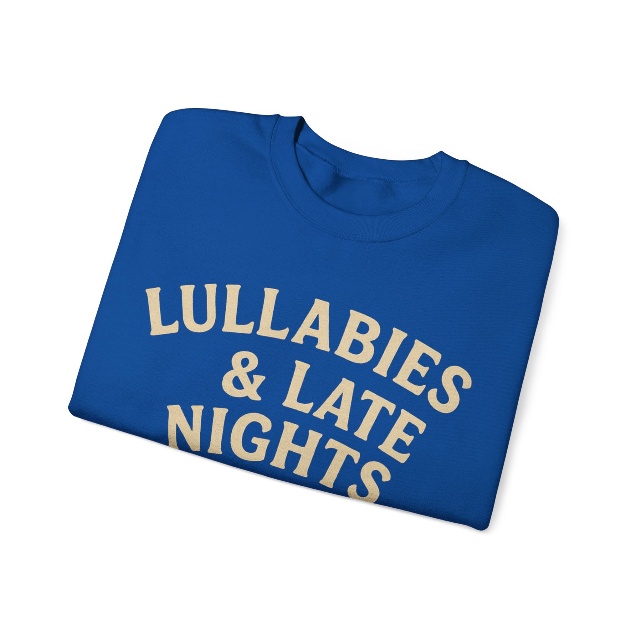 Lullabies & Late Nights Crewneck Sweatshirt — Cute Bunny Headphones Co ...